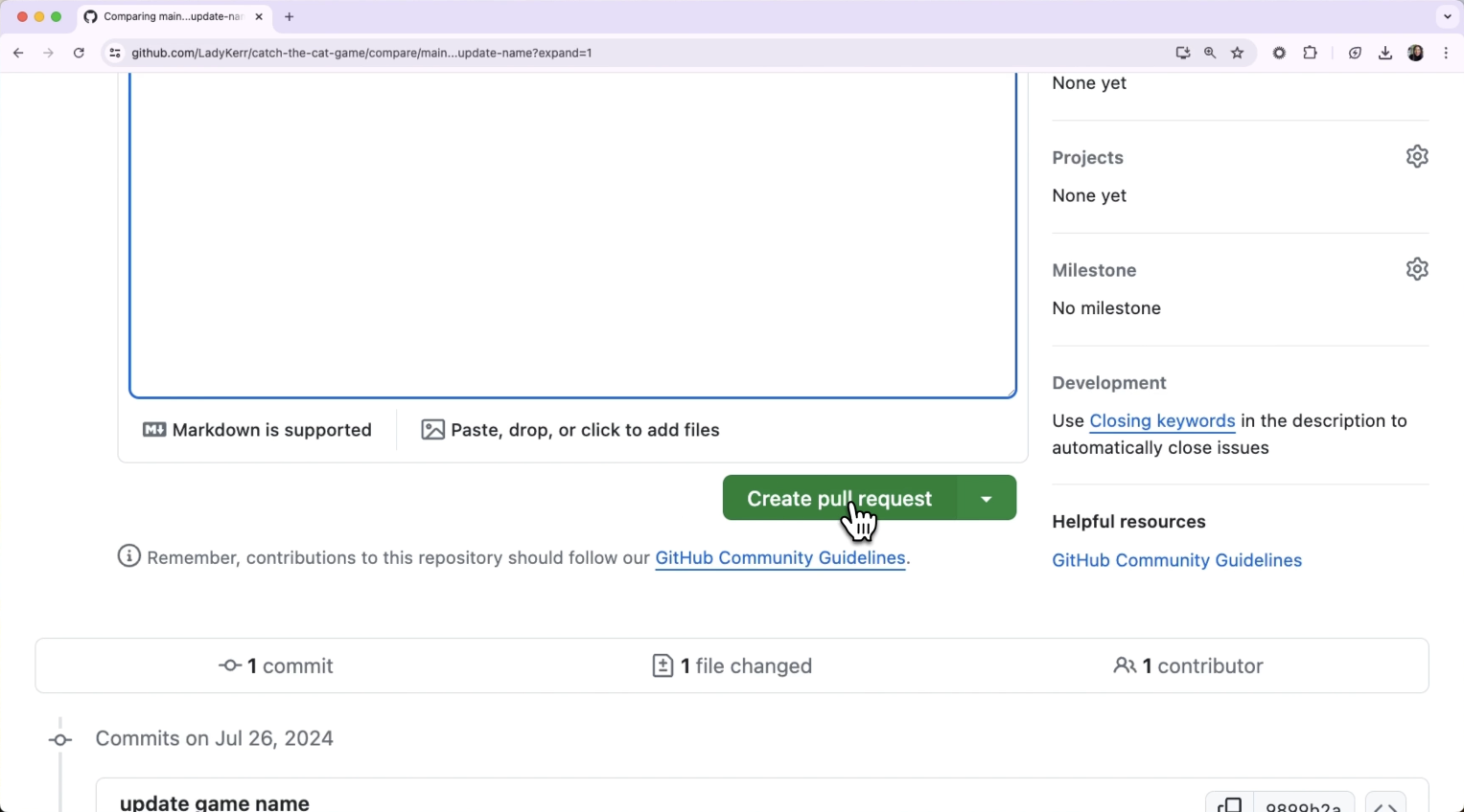 Beginner’s guide to GitHub: Creating a pull request - The GitHub Blog