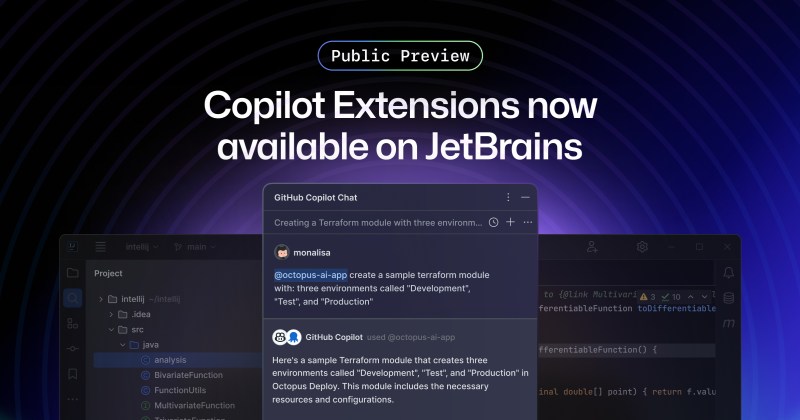 GitHub Copilot Extensions now supported in JetBrains IDEs - GitHub Changelog