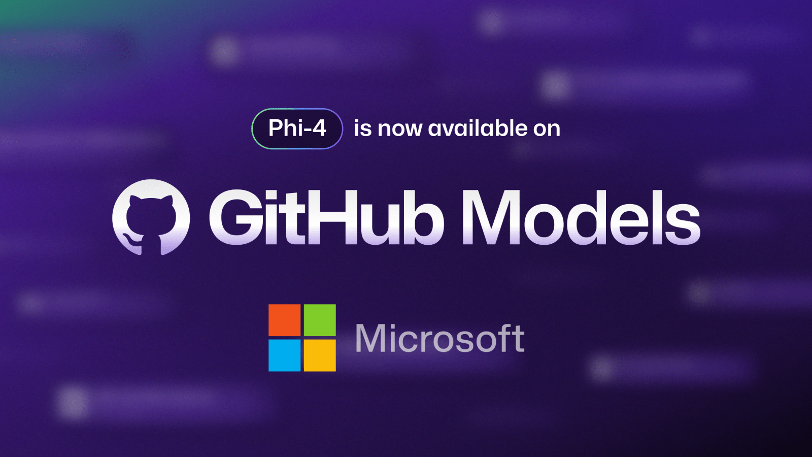 Phi-4 is now available in GitHub Models (GA) - GitHub Changelog