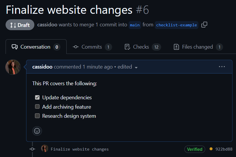Video How To Create Checklists In Markdown For Easier Task Tracking The Github Blog