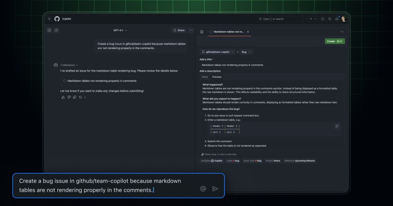 Creating issues with Copilot on github.com is in public preview - GitHub Changelog