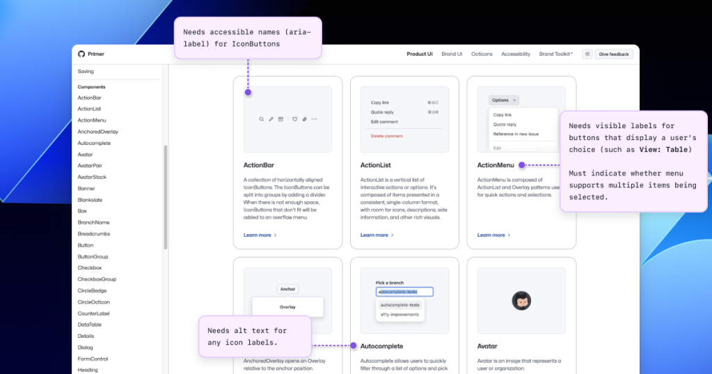 Design system annotations, part 2: Advanced methods of annotating components - The GitHub Blog