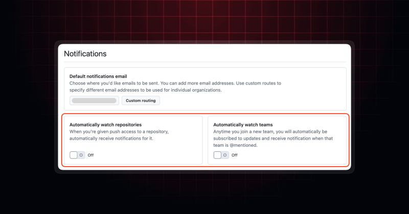 Sunset of automatic watching of repositories and teams - GitHub Changelog
