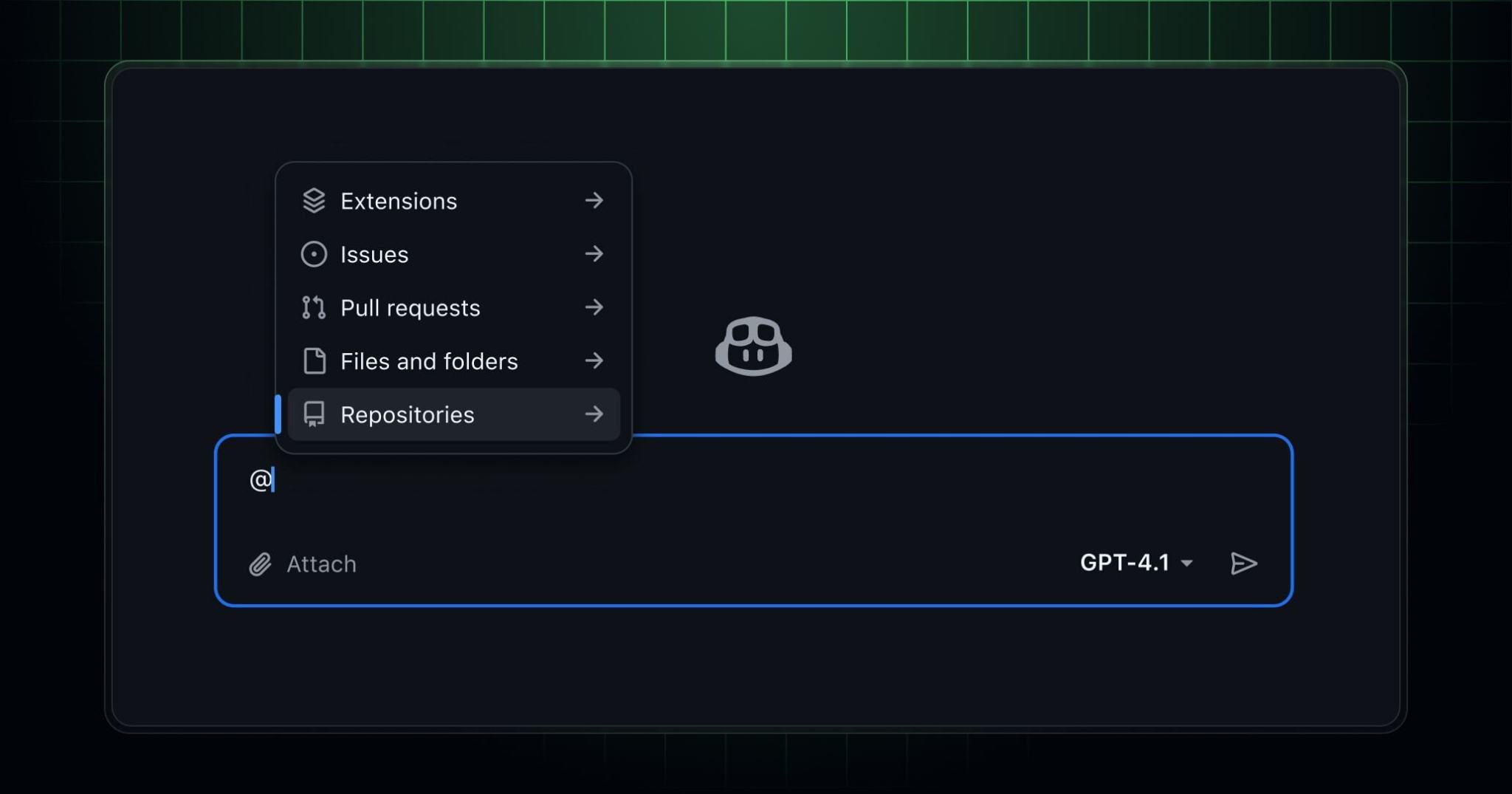 Copilot Chat now supports attaching references using the @ symbol - GitHub Changelog