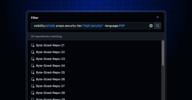 Filter-based ruleset targeting - GitHub Changelog