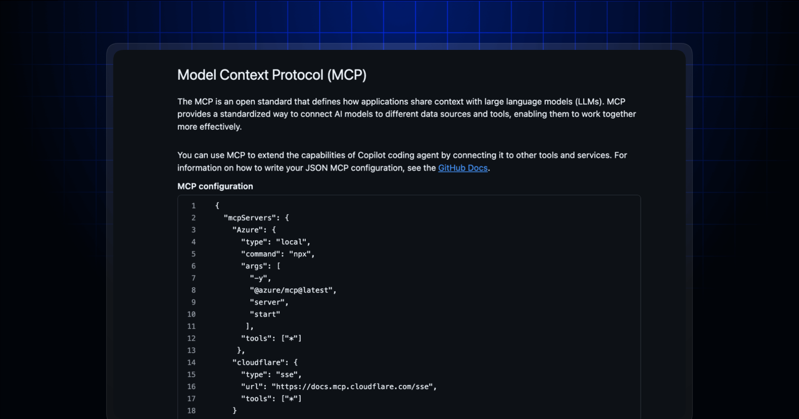 Copilot coding agent now supports remote MCP servers - GitHub Changelog