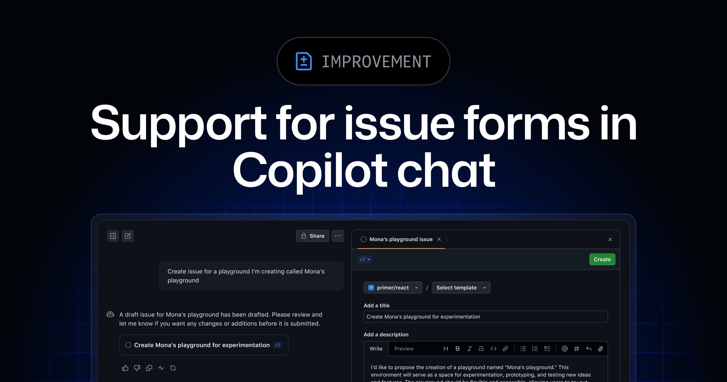 Support For Issue Forms In Chat And File Uploads In Spaces Github