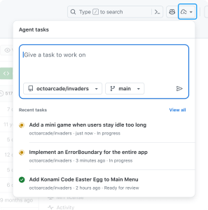 Agents panel: Launch Copilot coding agent tasks anywhere on GitHub - The GitHub Blog