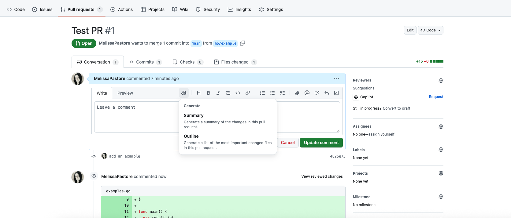 How to use GitHub Copilot to level up your code reviews and pull requests - The GitHub Blog