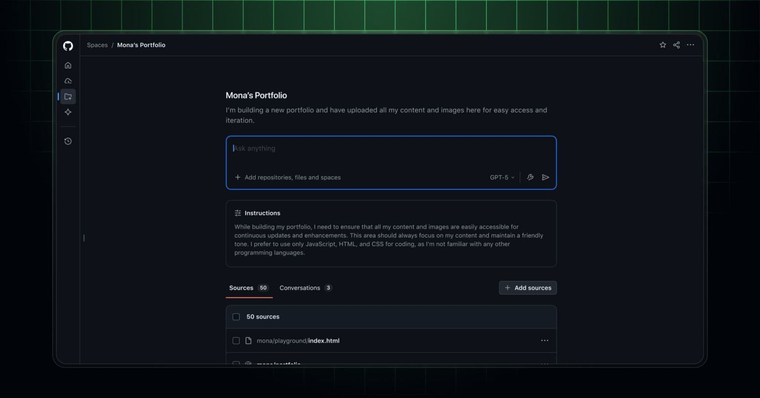 Copilot Spaces is now generally available - GitHub Changelog