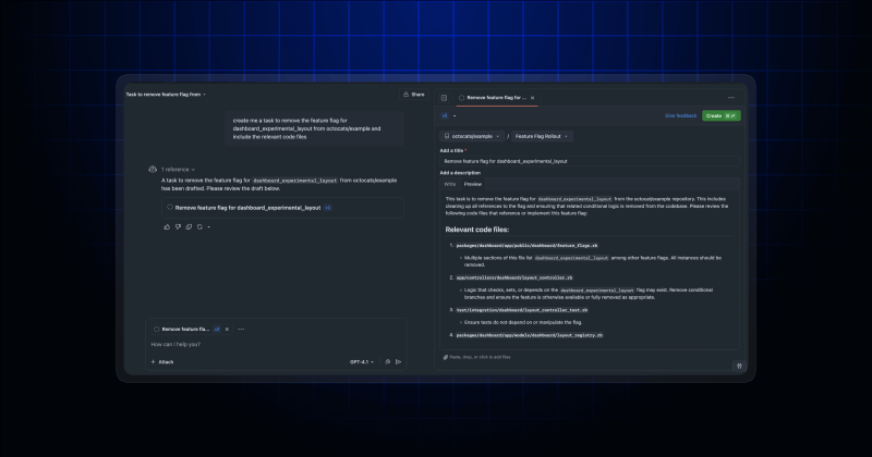 Copilot can create issues with code snippets in public preview - GitHub Changelog