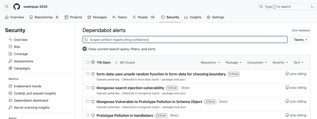 How to use the GitHub and JFrog integration for secure, traceable builds from commit to ...
