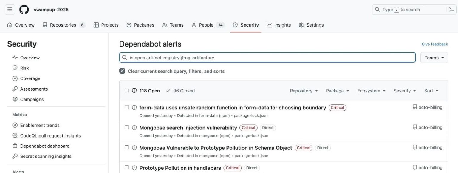 How to use the GitHub and JFrog integration for secure, traceable builds from commit to ...
