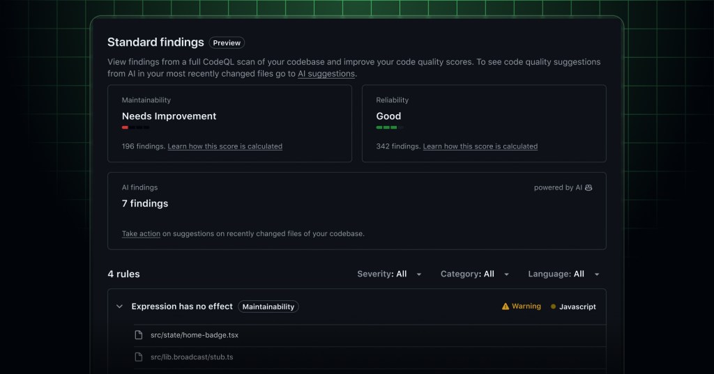 GitHub Code Quality in public preview - GitHub Changelog