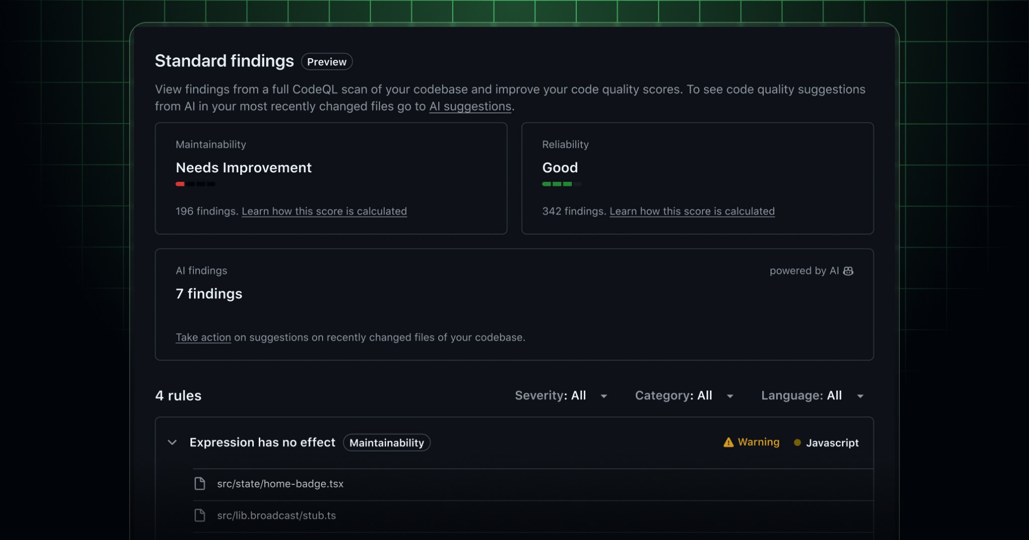 GitHub Code Quality in public preview - GitHub Changelog