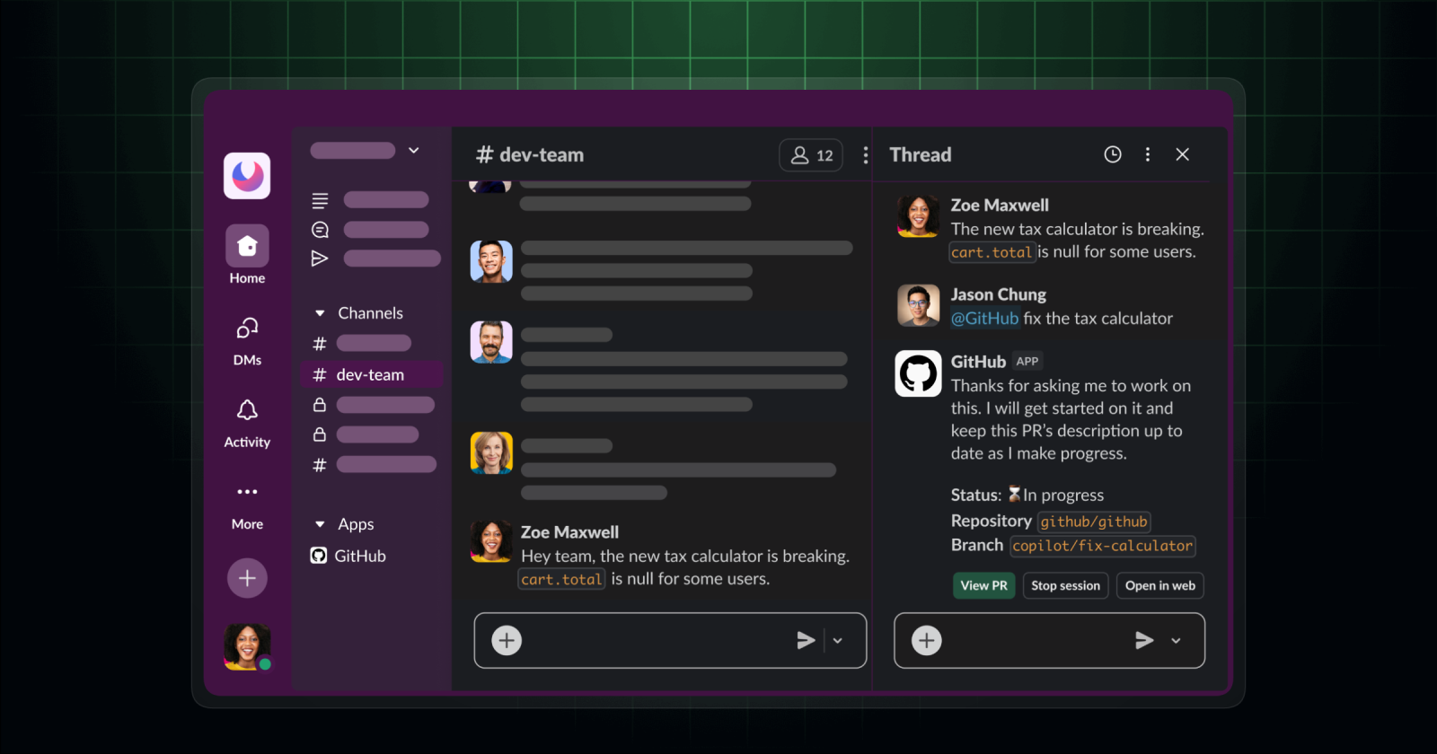 Work with Copilot coding agent in Slack - GitHub Changelog