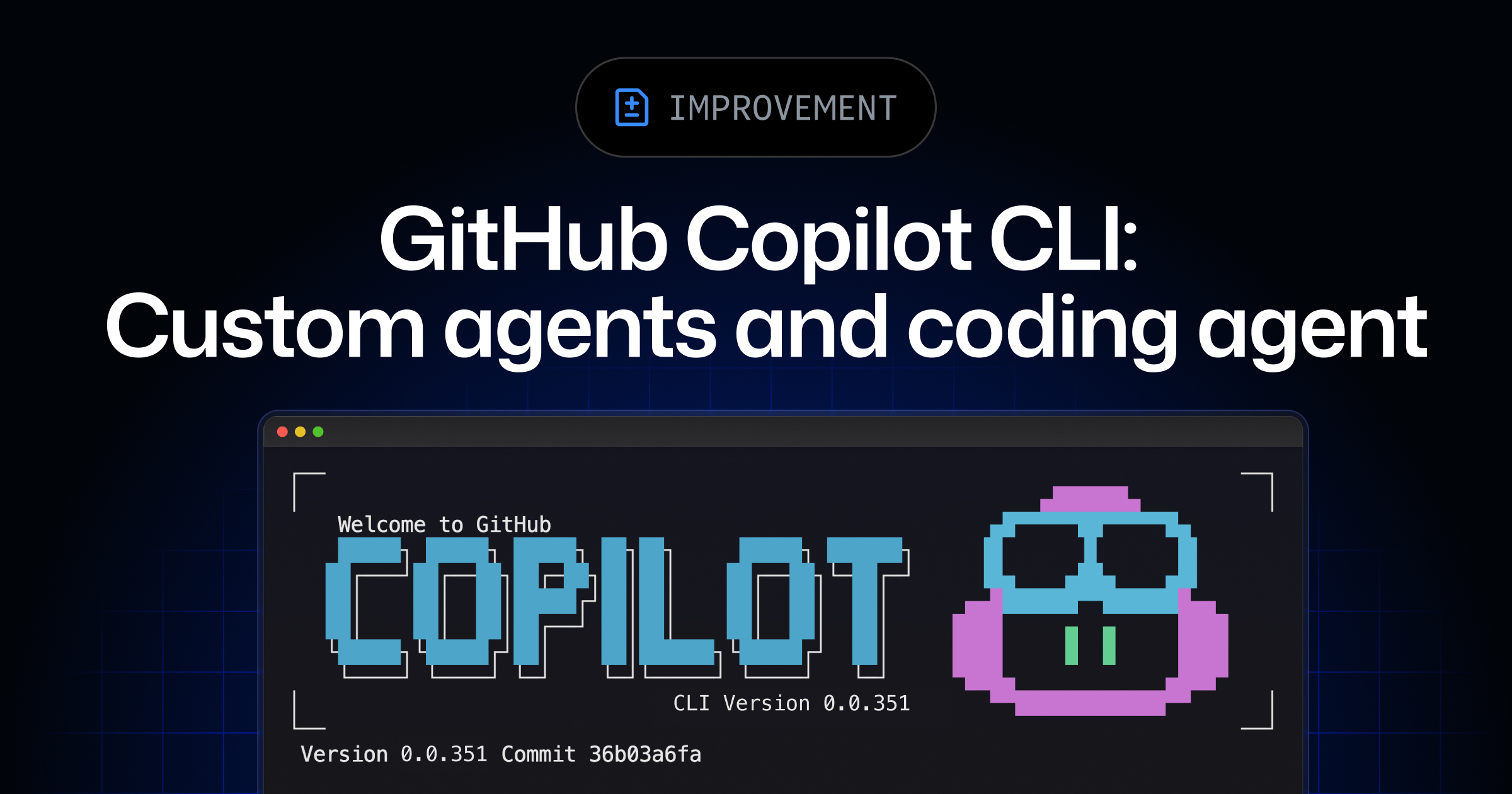 GitHub Copilot CLI: Use custom agents and delegate to Copilot coding agent - GitHub Changelog