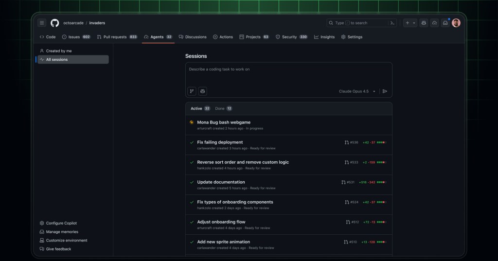 Introducing the Agents tab in your repository - GitHub Changelog