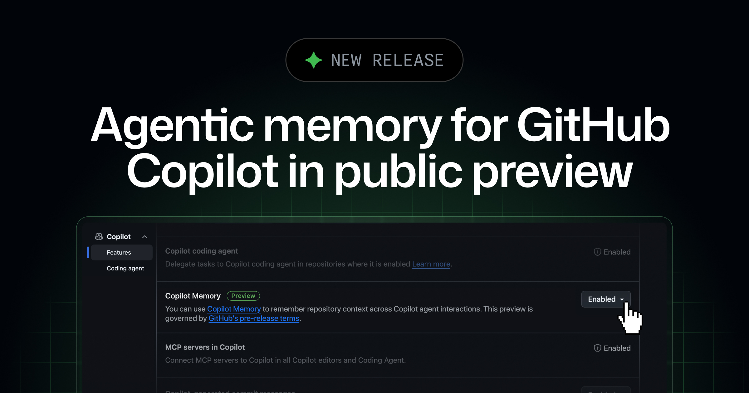 Agentic memory for GitHub Copilot is in public preview - GitHub Changelog