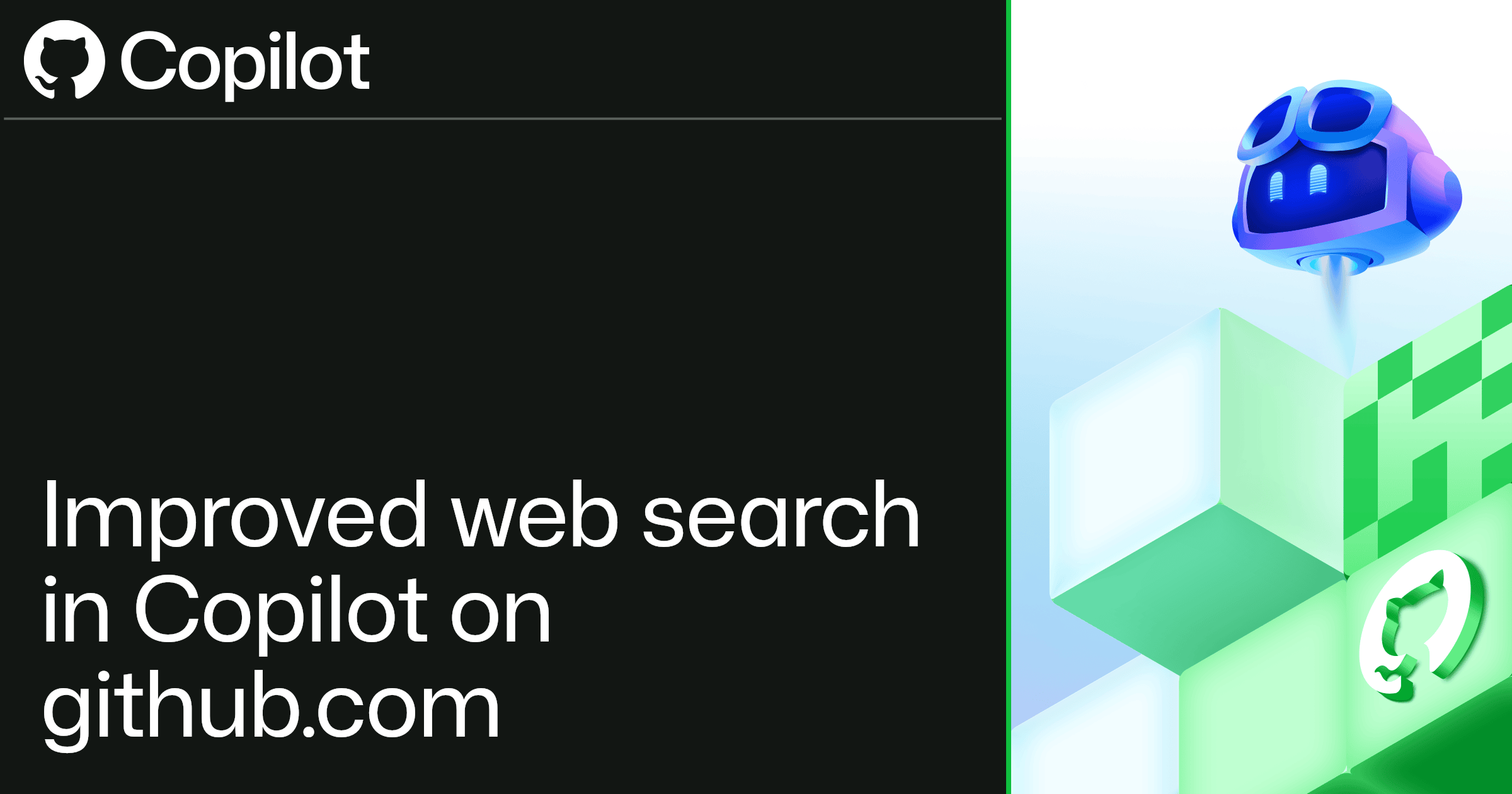 Improved web search in Copilot on github.com - GitHub Changelog