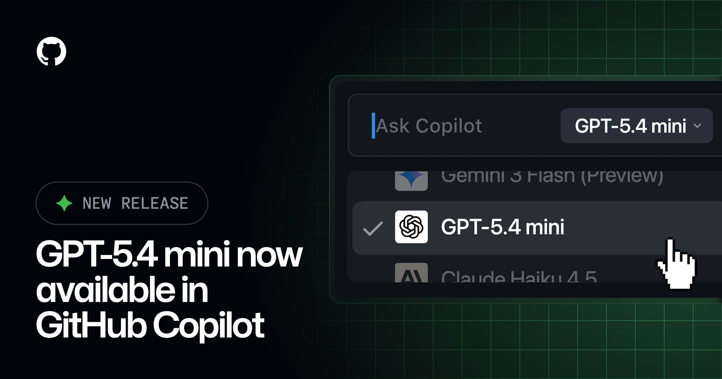 GPT-5.4 mini is now generally available for GitHub Copilot - GitHub ...