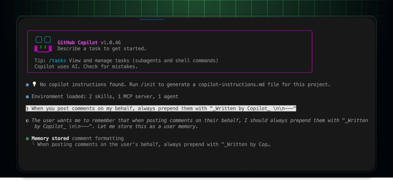 Copilot Memory supports user preferences for Pro, Pro+ users - GitHub ...