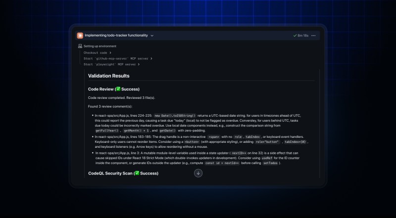 Security validation for third-party coding agents - GitHub Changelog