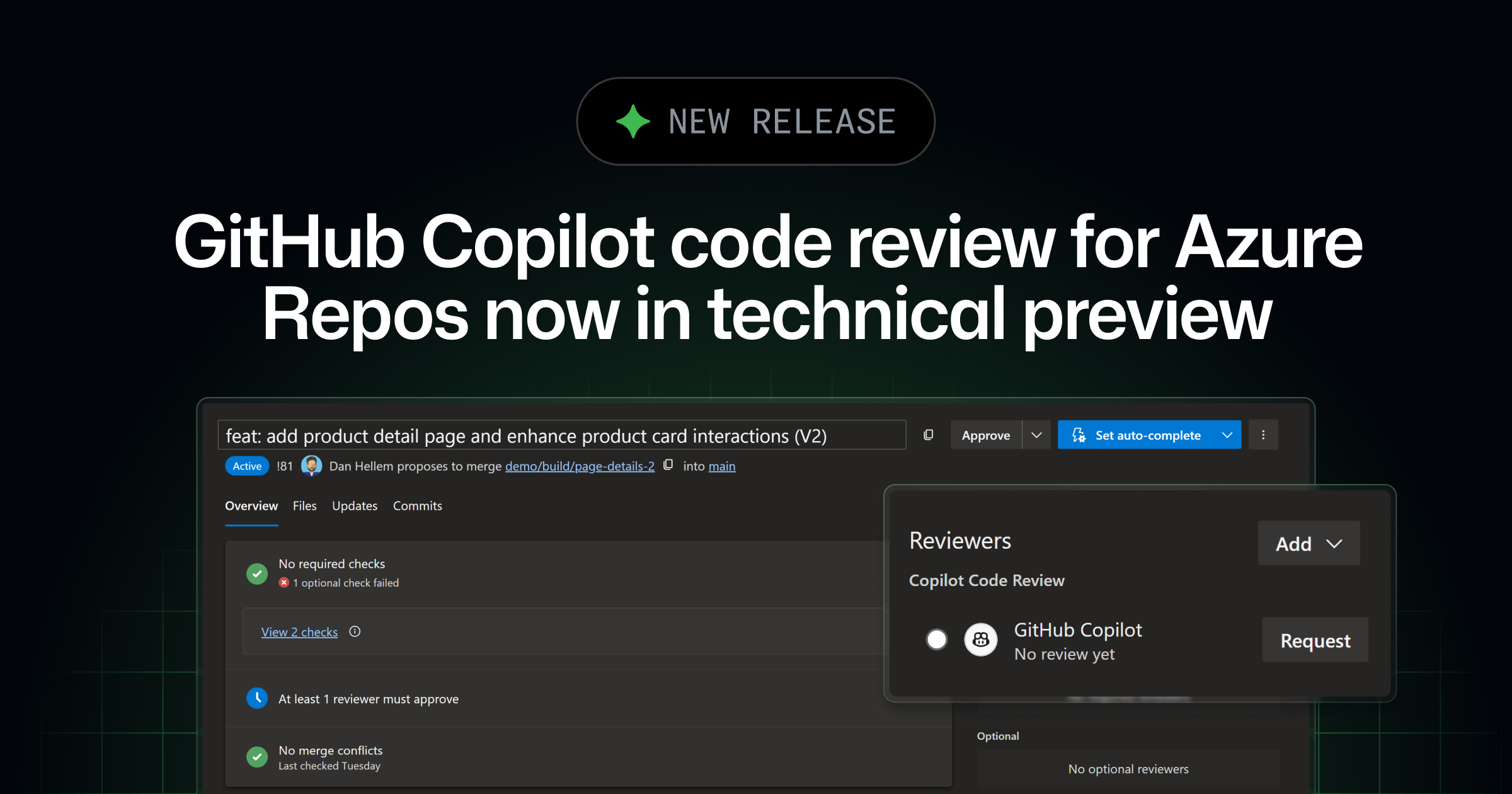 GitHub Copilot code review for Azure Repos is now in technical preview ...